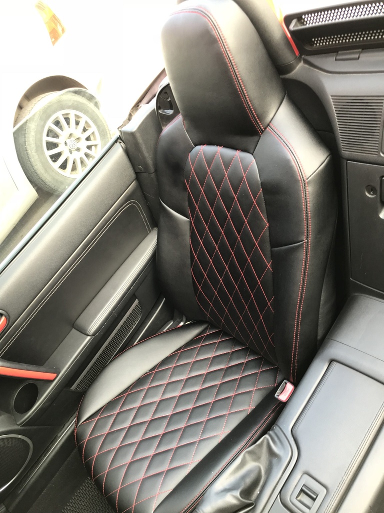 Quilted Seat Covers (Diamond Stitching) For Miata NC | CarbonMiata
